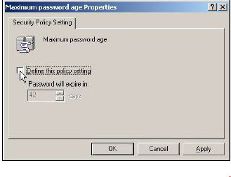 Setting Ketentuan Password pada Windows Server 2003