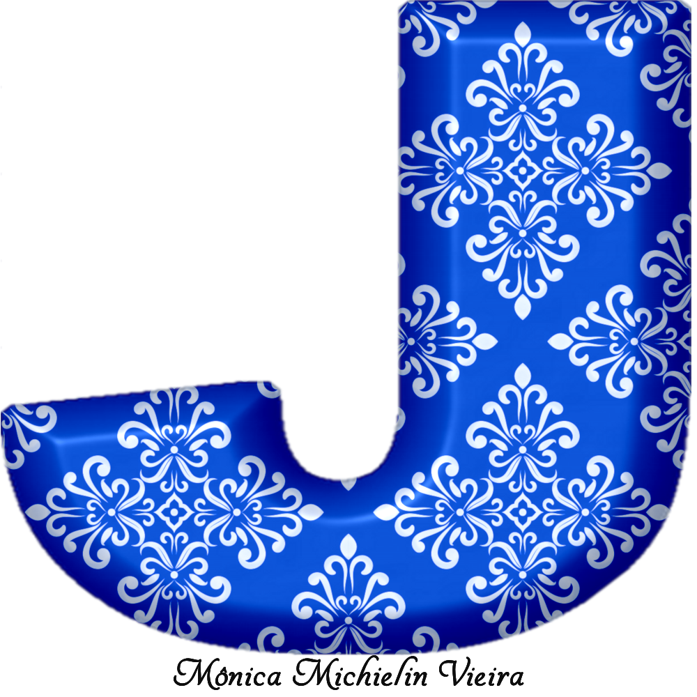 M. Michielin Alphabets: AZULEJO FLORAL AZUL PNG - ALFABETO COM TEXTURA ...