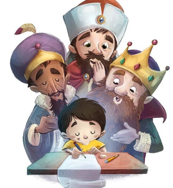 Pinzellades al món: Escrivint la carta als Reis Mags / Escribiendo la ...