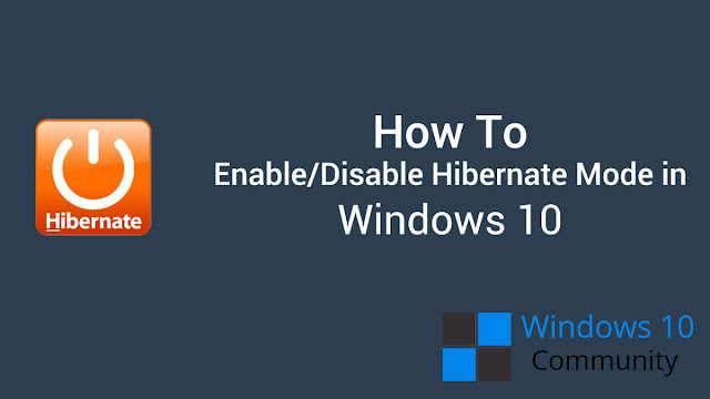 Cara Enable/Disable Fitur Hibernate di Power Option Windows 10 - History Tips Trik