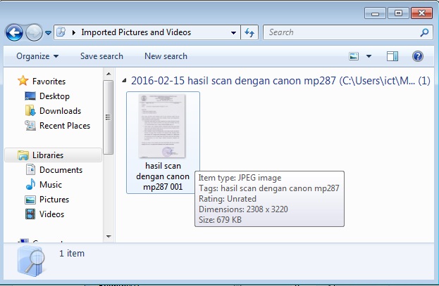 Cara Scan Dokumen Dengan Printer Canon MP287 Agar Mendapatkan Kualitas ...