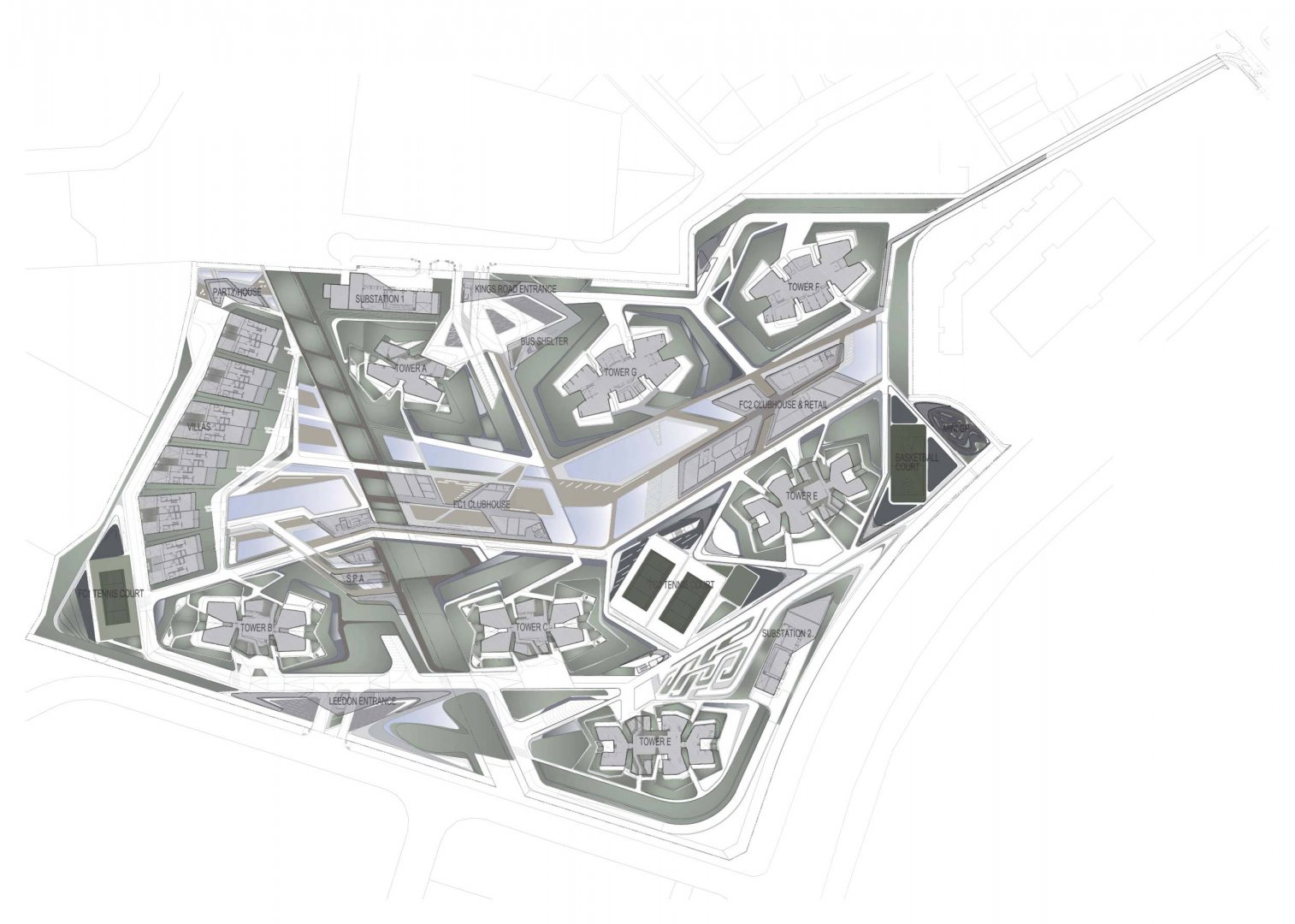 AsianTowers: Zaha Hadid's d'Leedon In Singapore