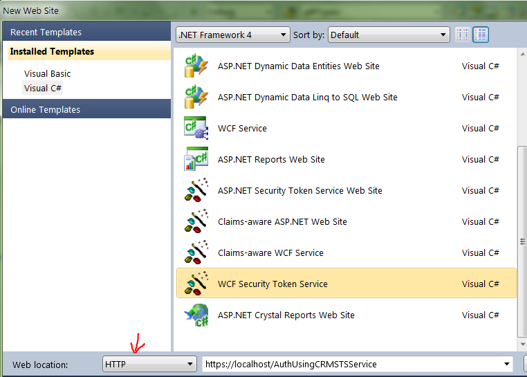 : Authentication against CRM contact using custom STS