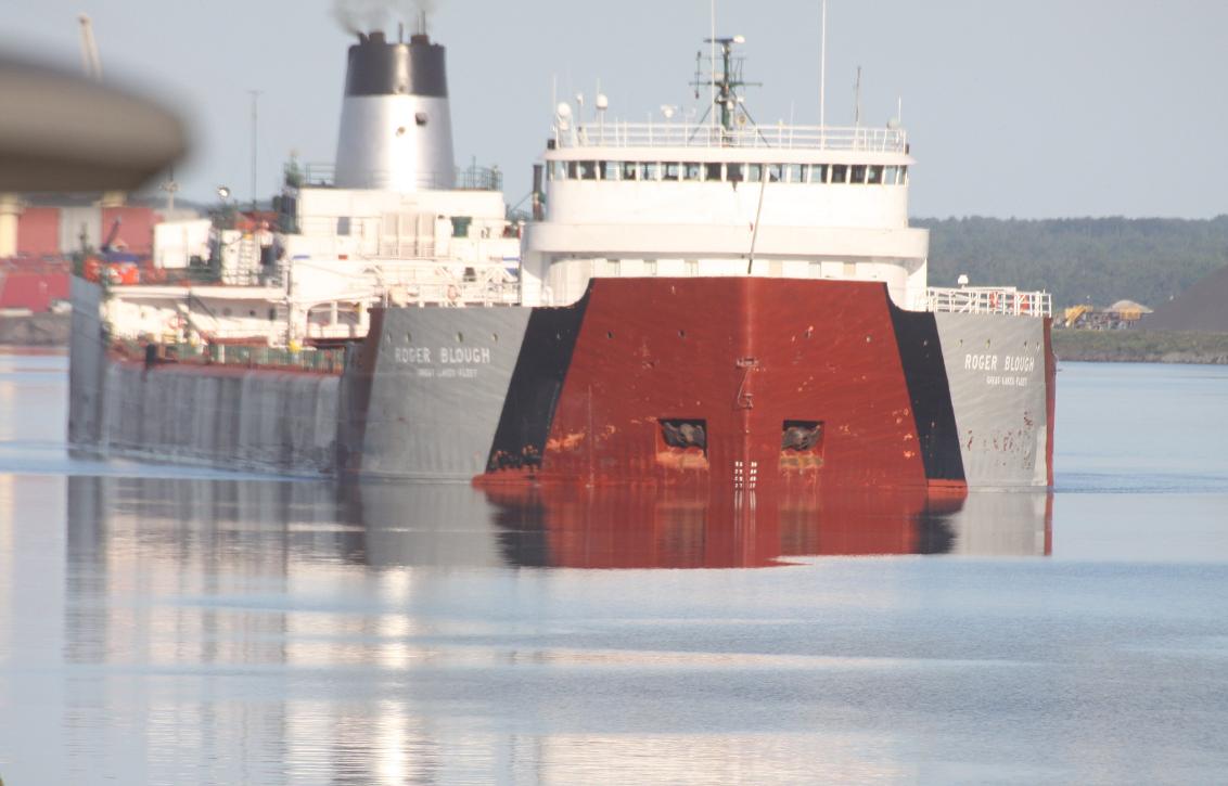 Michigan Exposures: The Roger Blough at the Soo Locks