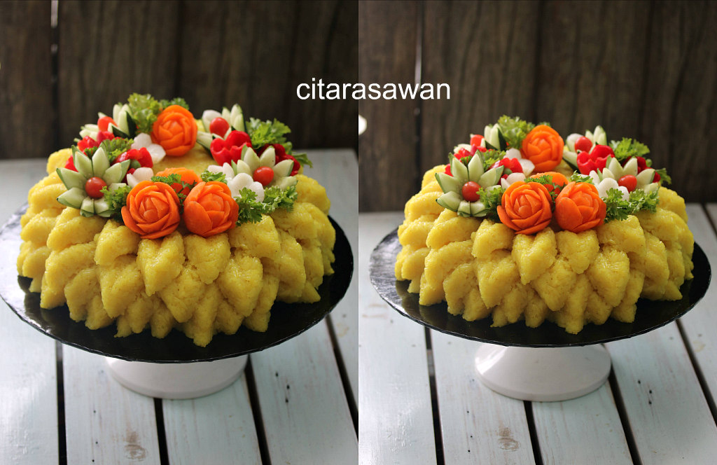 Pulut Kuning Berhias Matahari - Sarah ~ Blog Kakwan