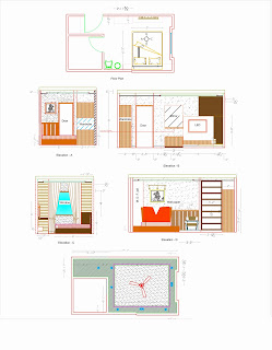 Interior Designer: 2d autocad Drawings