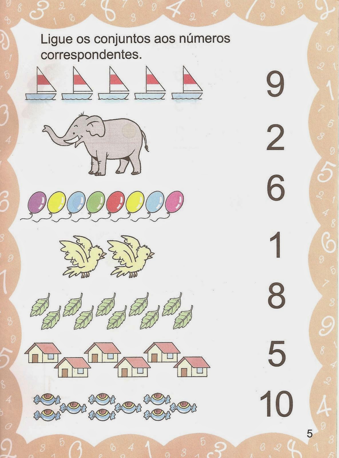 Atividade De Matemática Infantil - NAZAEDU