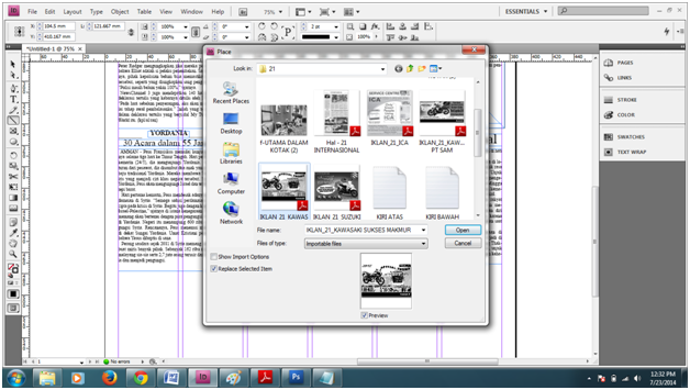 Membuat Koran dengan menggunakan adobe indesign cs 3 ~ Maulana Rahman