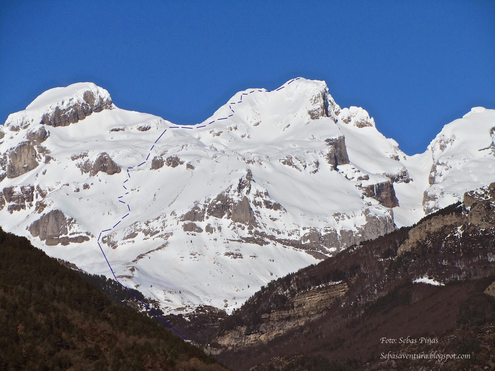 Espiritu de montaña: ESQUI DE MONTAÑA: CARA SUR AL PICO ASPE (2.645 m)