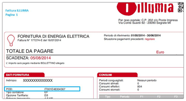 Cercare codici POD e PDR: Dove trovarli? | FIDN