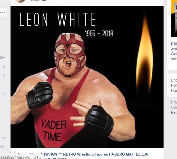 The Mindless Freaks: Death of LEON White aka Wrestler named VADER-Bruce ...