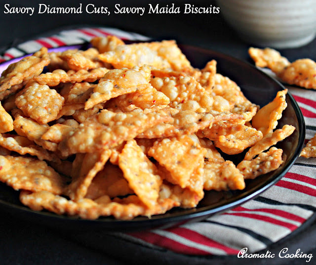 Aromatic Cooking: Savory Diamond Cuts, Savory Maida Biscuits