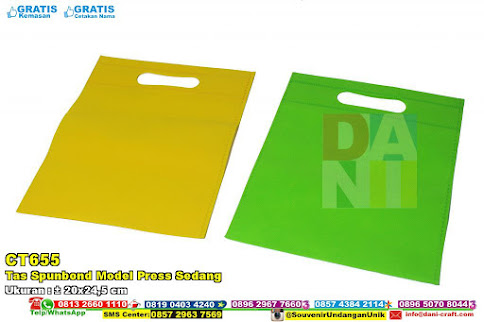 Tas Spunbond Model Press Sedang | Souvenir Pernikahan