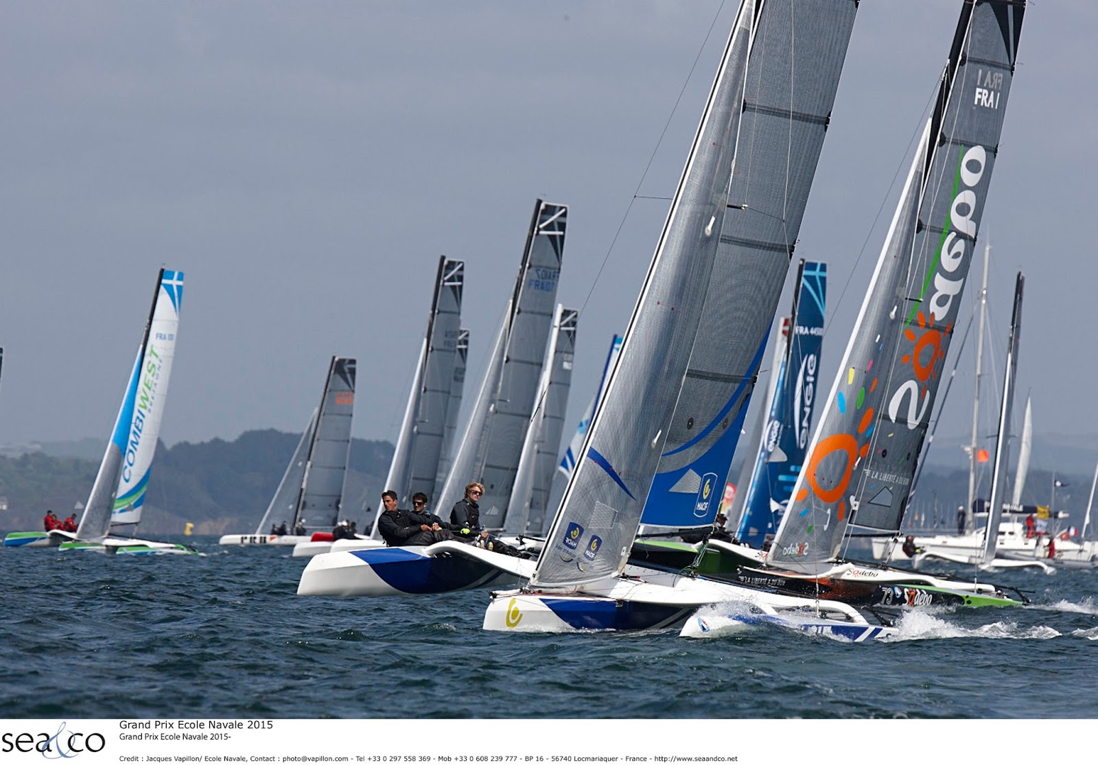 Régates / Multi50, catamarans volants, le Grand Prix de l'Ecole Navale ...
