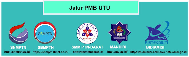 Gambar Jalur Pendaftaran Mahasiswa Baru UTU