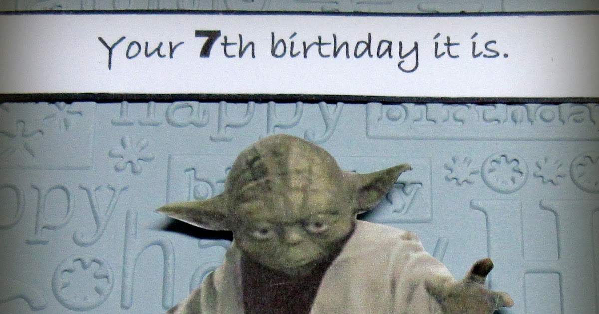 Terri's Cards N' More: Happy Birthday, Jedi!