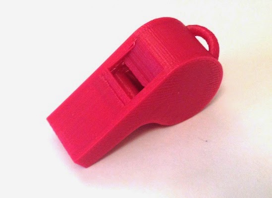 Micro 3D PrintR: Make of Day; Safety Whistle