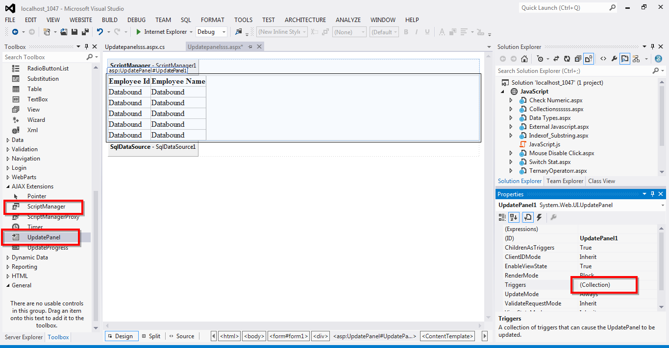 Avoiding Page Refresh Using In Gridview By Ajax Updatepanel Aspnet C