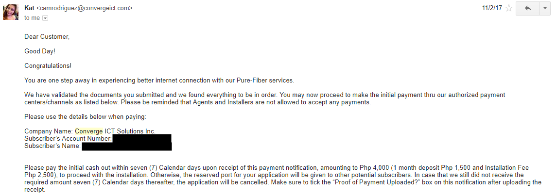 Converge application process