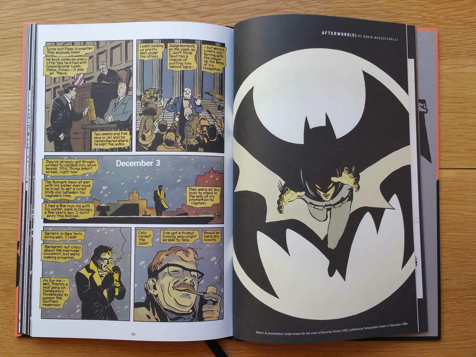 my absolute collection: Batman Year One Absolute Edition