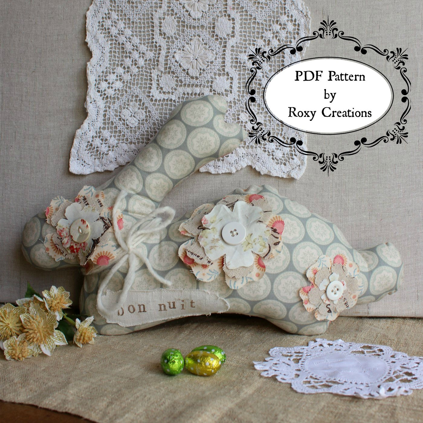 Roxy Creations: Bunny pillow pattern