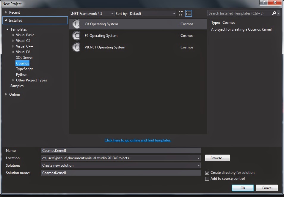All stuff Nerdy: Cosmos - Part 1 - Programming your own OS in less than ... All stuff Nerdy: Cosmos - Part 1 - Programming your own OS in less than ...