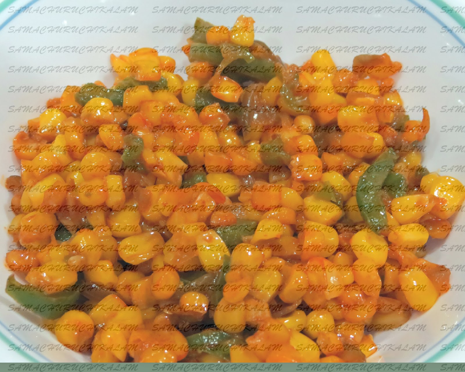 Recipes from Manju's kitchen: Spicy Corn
