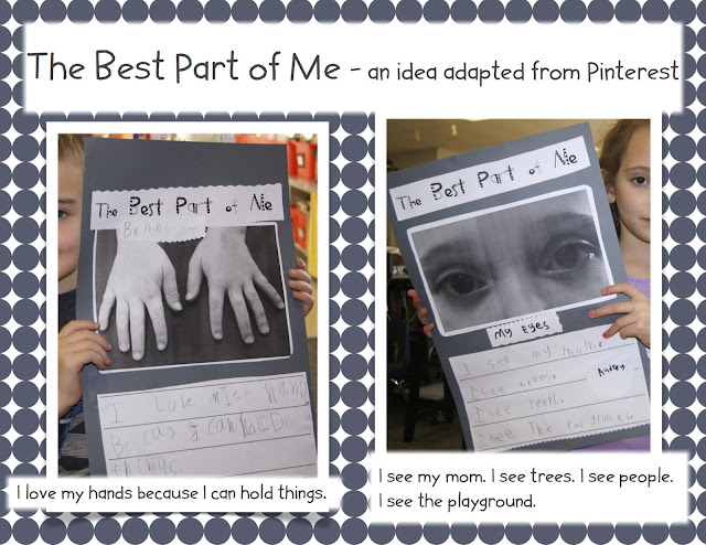 Hurray for FDK!: The Best Part of Me - writing activity