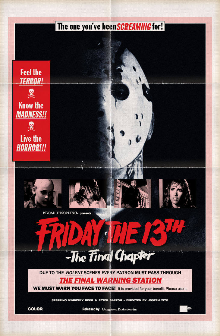 BEYOND HORROR DESIGN: FRIDAY THE 13TH: THE FINAL CHAPTER (Joseph Zito 1984)