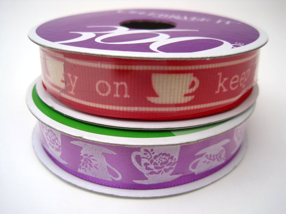 Tea With Friends: Teatime Giveaway #39 - Teacup ribbons