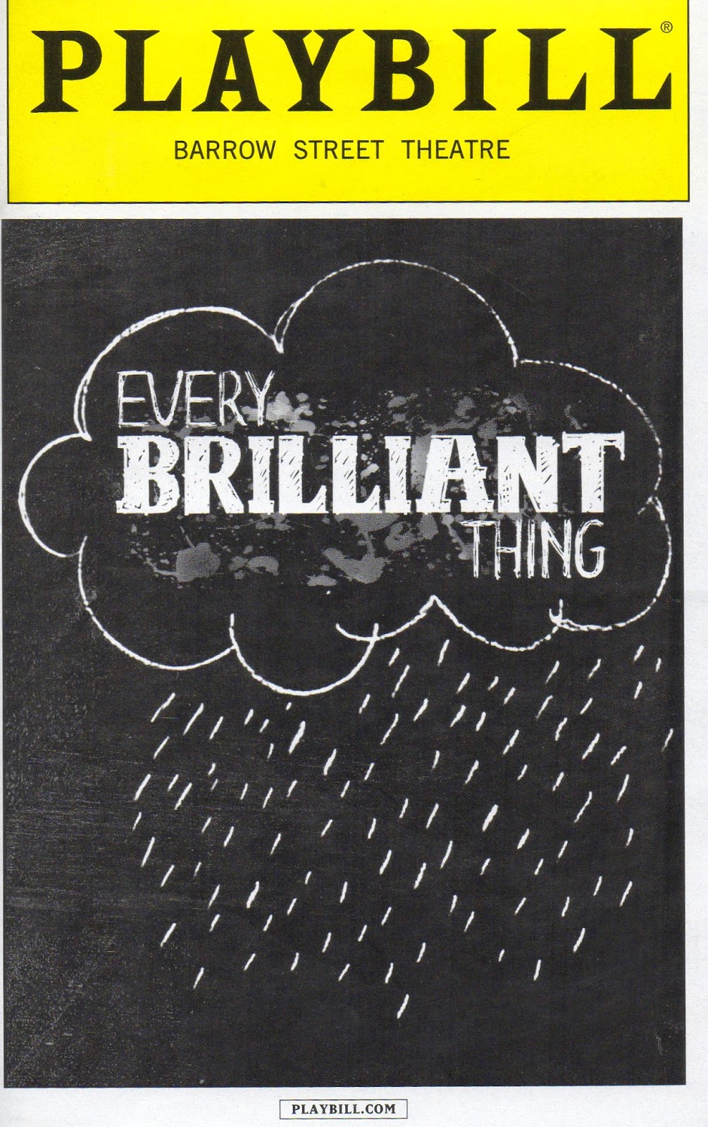 THEATRE'S LEITER SIDE: 126. Review of EVERY BRILLIANT THING (December ...