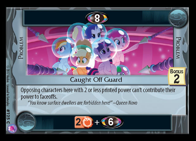 My Little Pony Caught Off Guard Seaquestria and Beyond CCG Card | MLP Merch