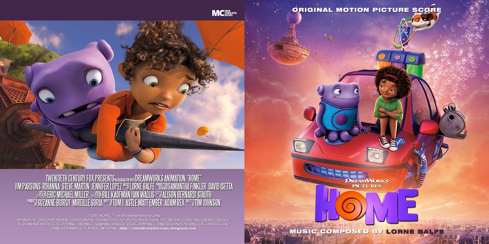 Soundtrack List Covers: Home (Lorne Balfe)