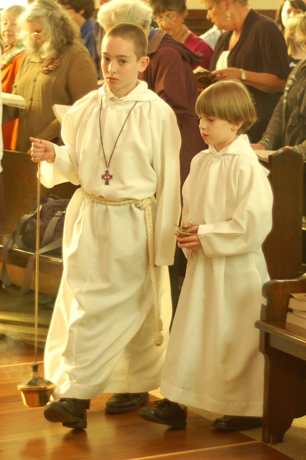 Glimpse of Peace: Altar Servers {Easter Morning}