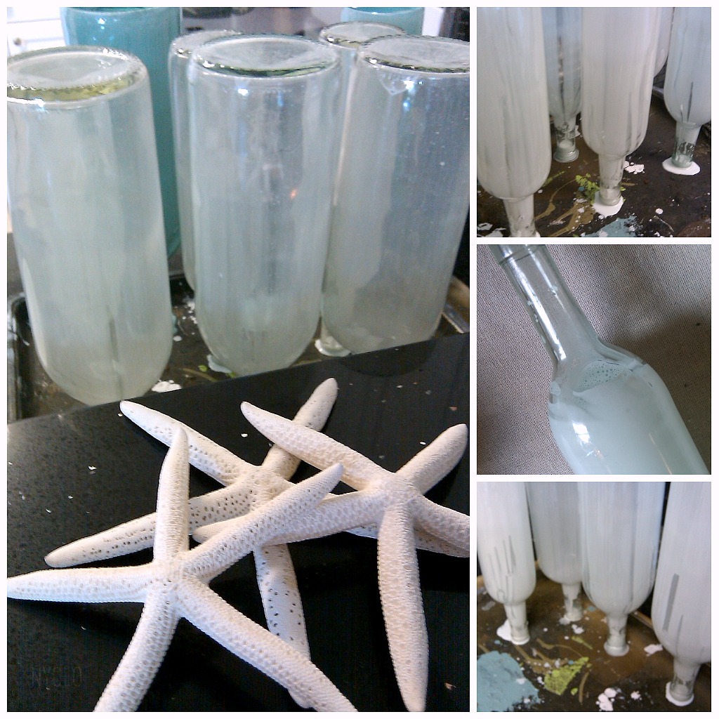 FOCAL POINT STYLING: DIY BEACHY BOTTLES FOR SEASIDE STYLE DECOR