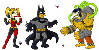 Personagens do Batman Simpsonizados