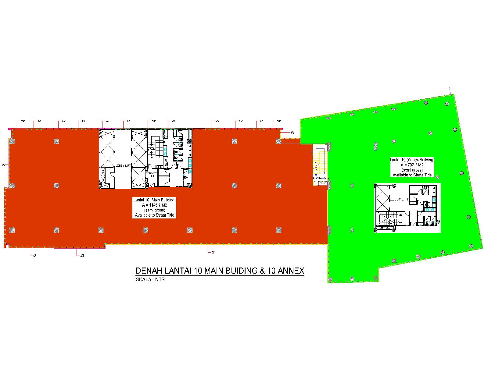 Menara Suara Merdeka » PT. Merdeka Sandy Surya: Available Space