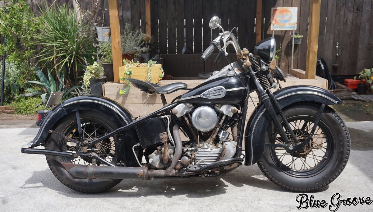 BLUE GROOVE SHOP BLOG: - Thank you SOLD - 1946 Knucklehead