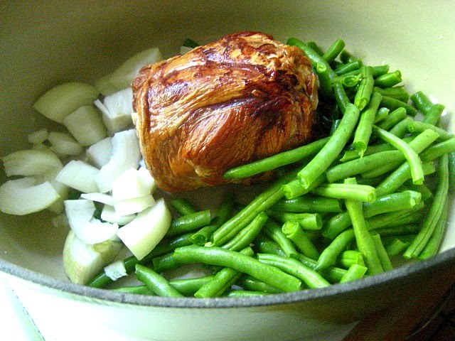 Cottage Ham w/ Green Beans & Potatoes