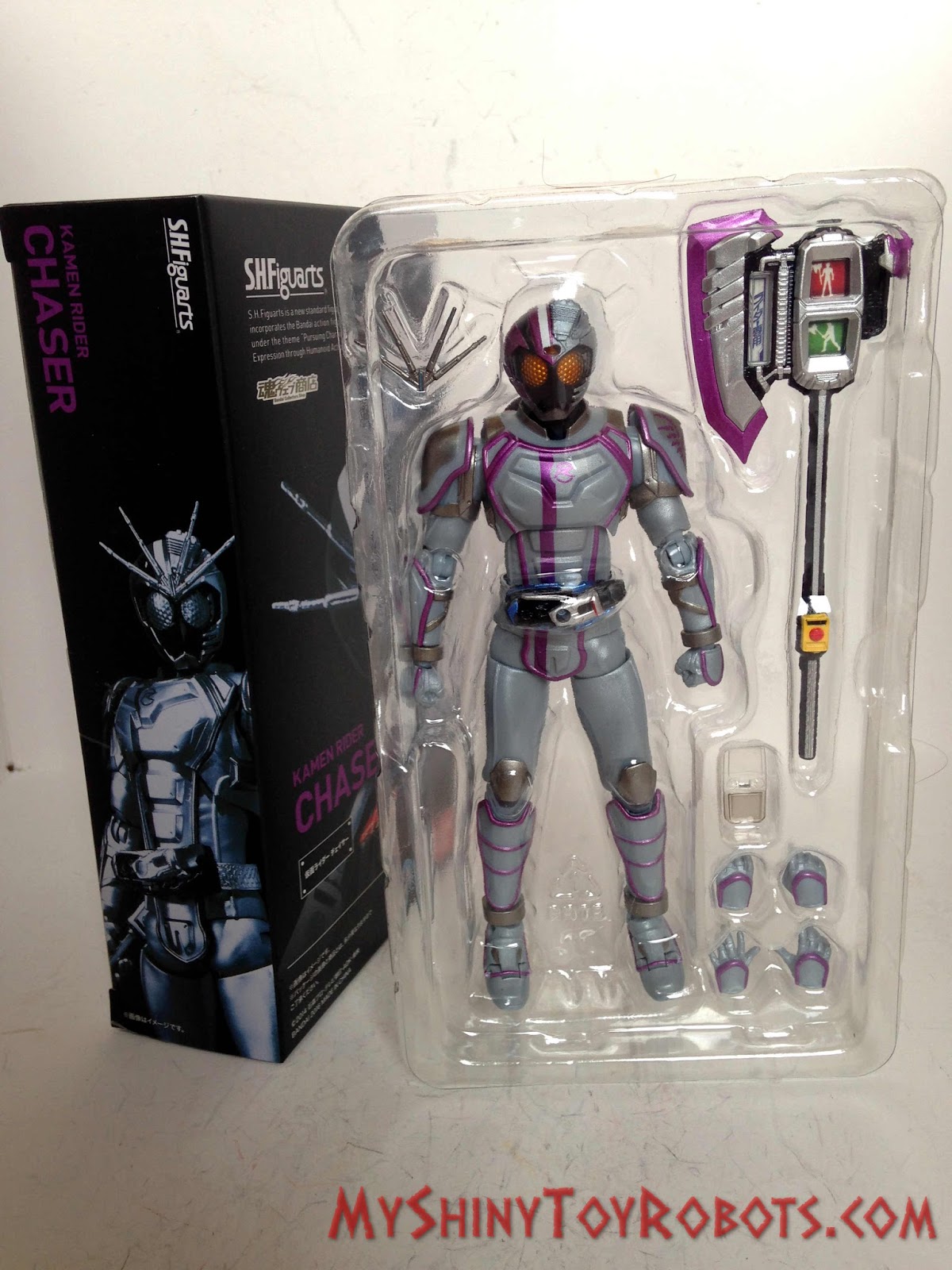 My Shiny Toy Robots: Toybox REVIEW: S.H. Figuarts Kamen Rider Chaser