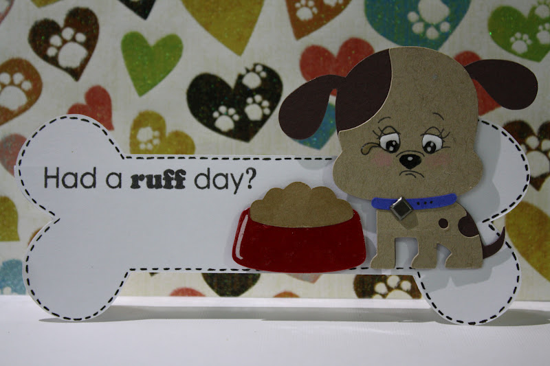 redheaded crafter: Ruff Day Card