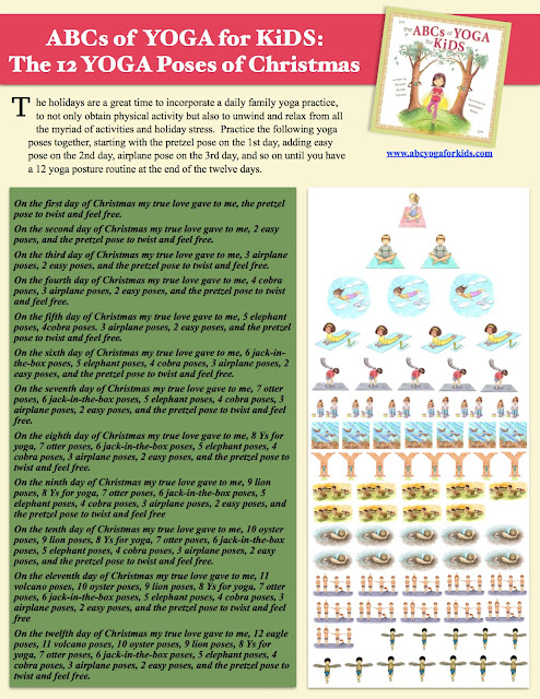 Yoga for Kids: Celebrate the holiday season with the 12 YOGA poses of ...