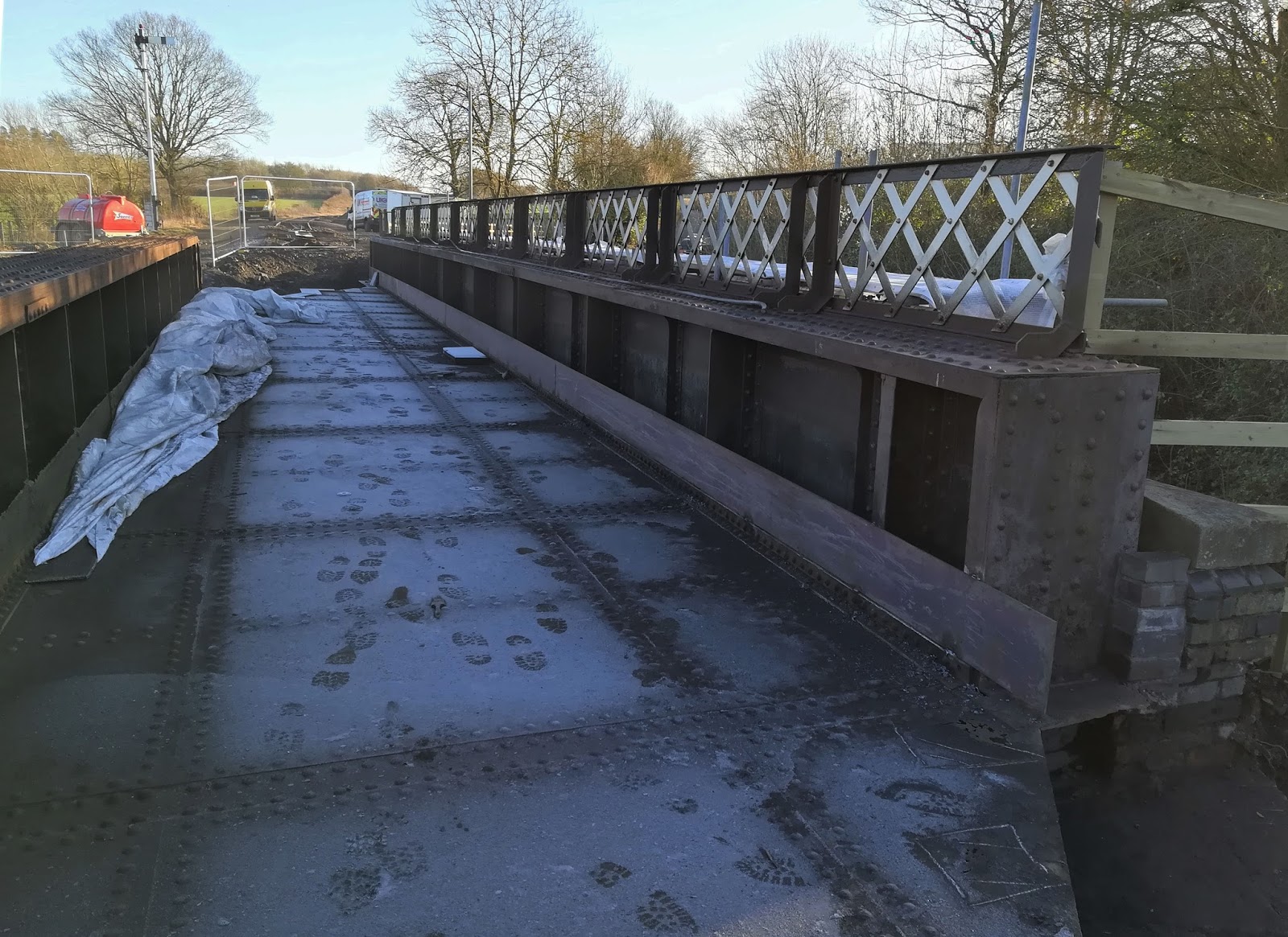 Civil Engineering Blog: Work on bridge 34 at Gotherington