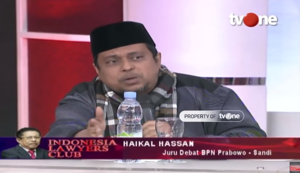 Haikal Hassan Panik Kubu 01 Menunjukkan Akan Kalah Portal Islam