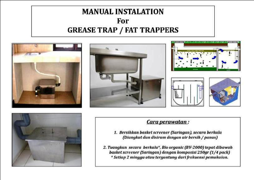 Jual grease trap ( perangkap lemak ) | PT. GLOBAL INTI FIBERTECH ...