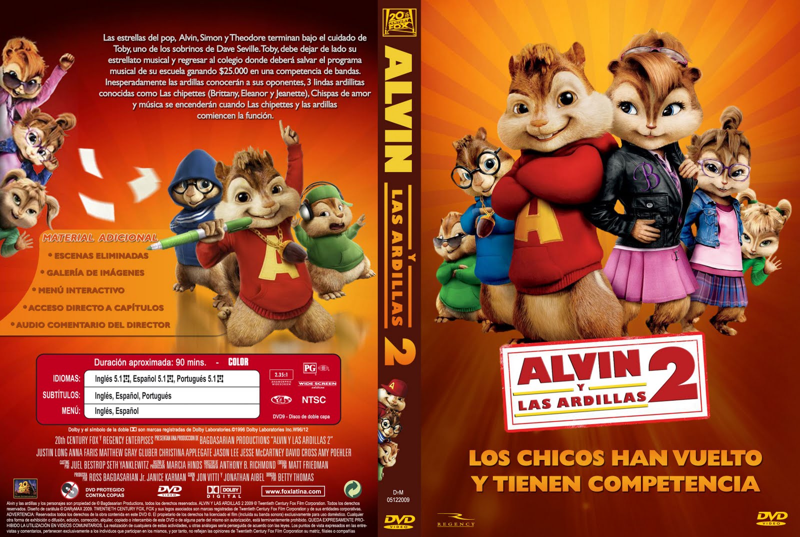 Gratis: ALVIN 2 [2011] [Audio Latino][RMVB]
