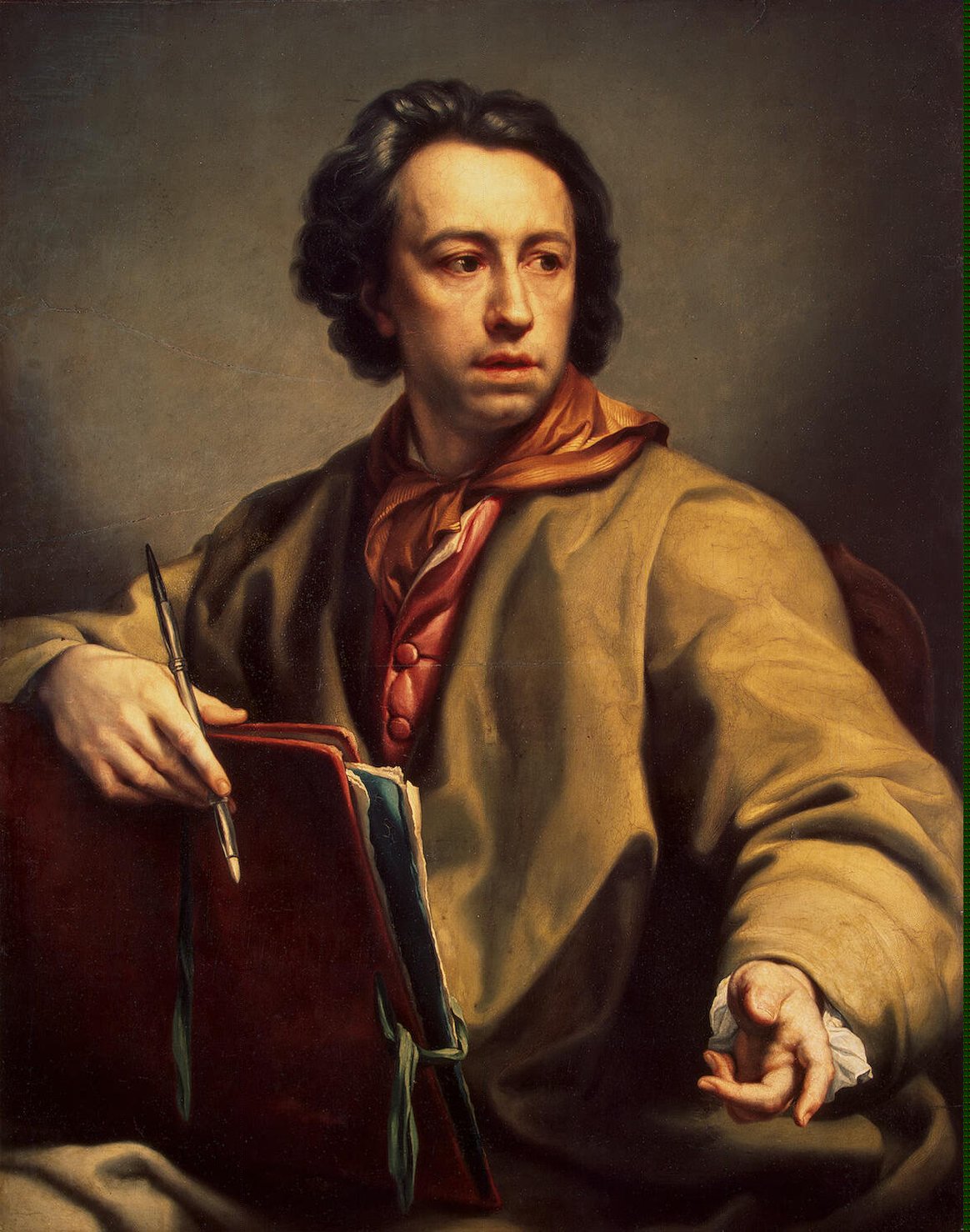 Self-Portrait - Anton Raphael Mengs | Endless Paintings