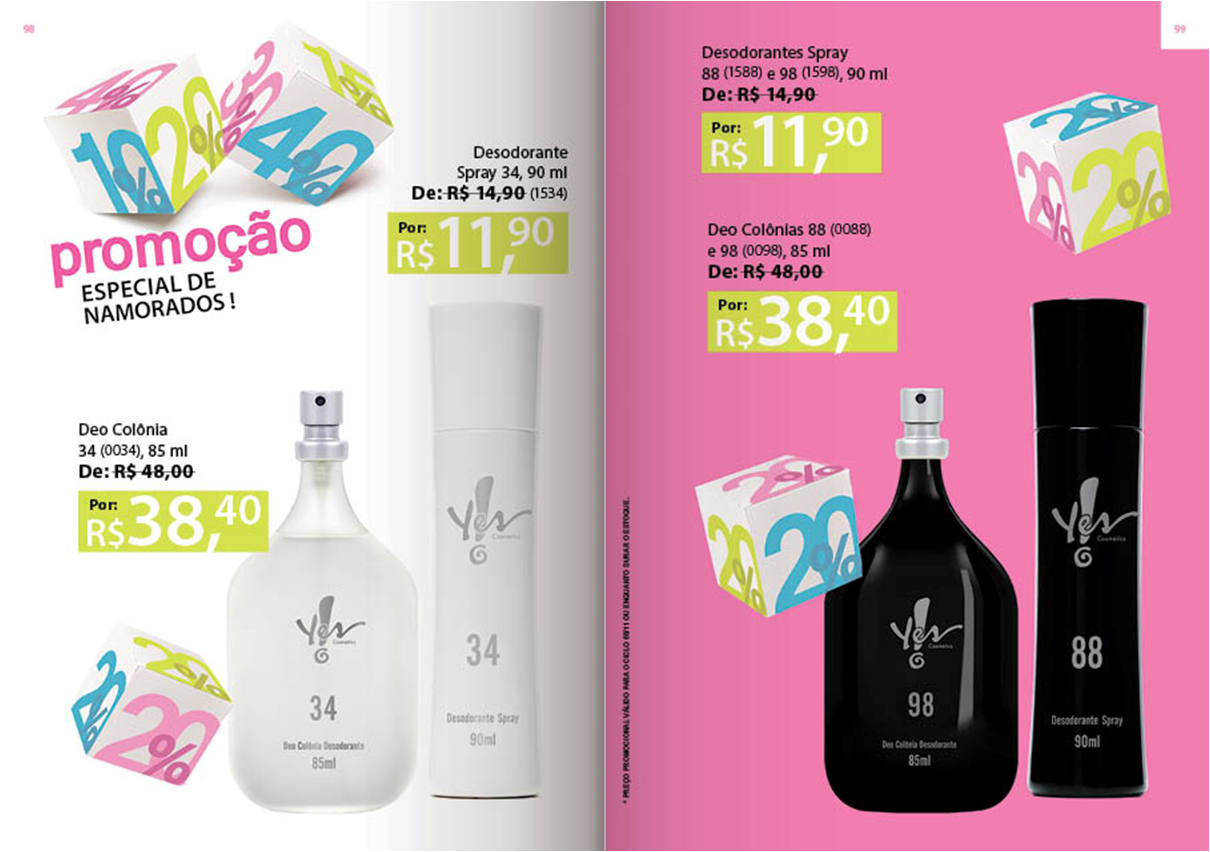 Toda Mulher é Bella: Promoção catálogo Yes! Cosmetics