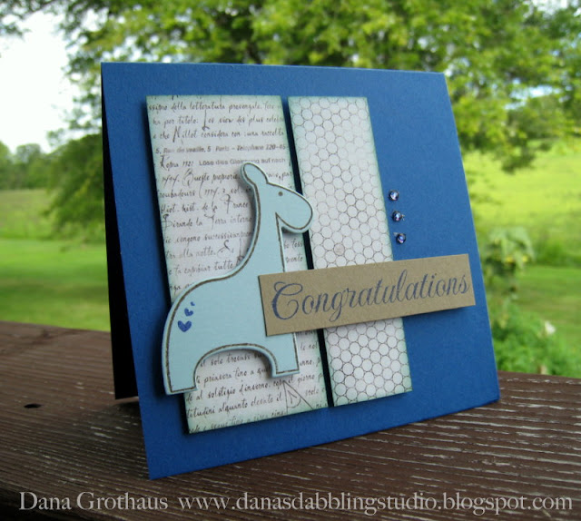 Dana's Dabbling Studio: A Baby {Congratulations} Card...