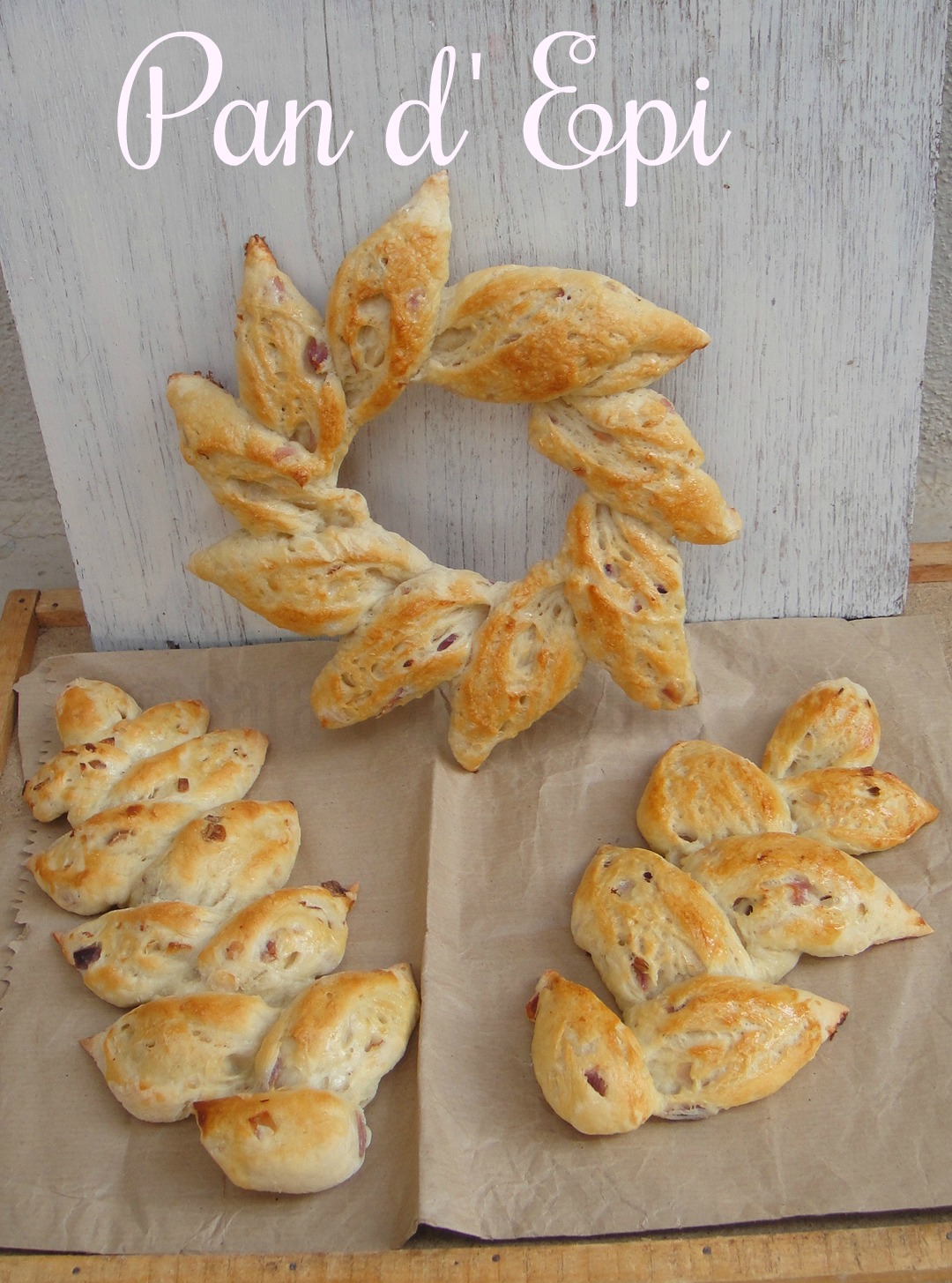 SARA'S TASTY BUDS: Pan d’Epi or Épis de Blé Wreath (Wheat Stalk Bread ...
